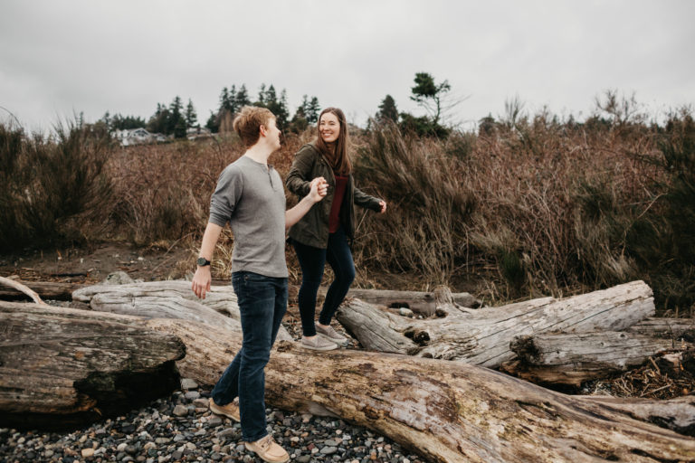 Emily + Kendrick:: Richmond Beach Engagement - Blog