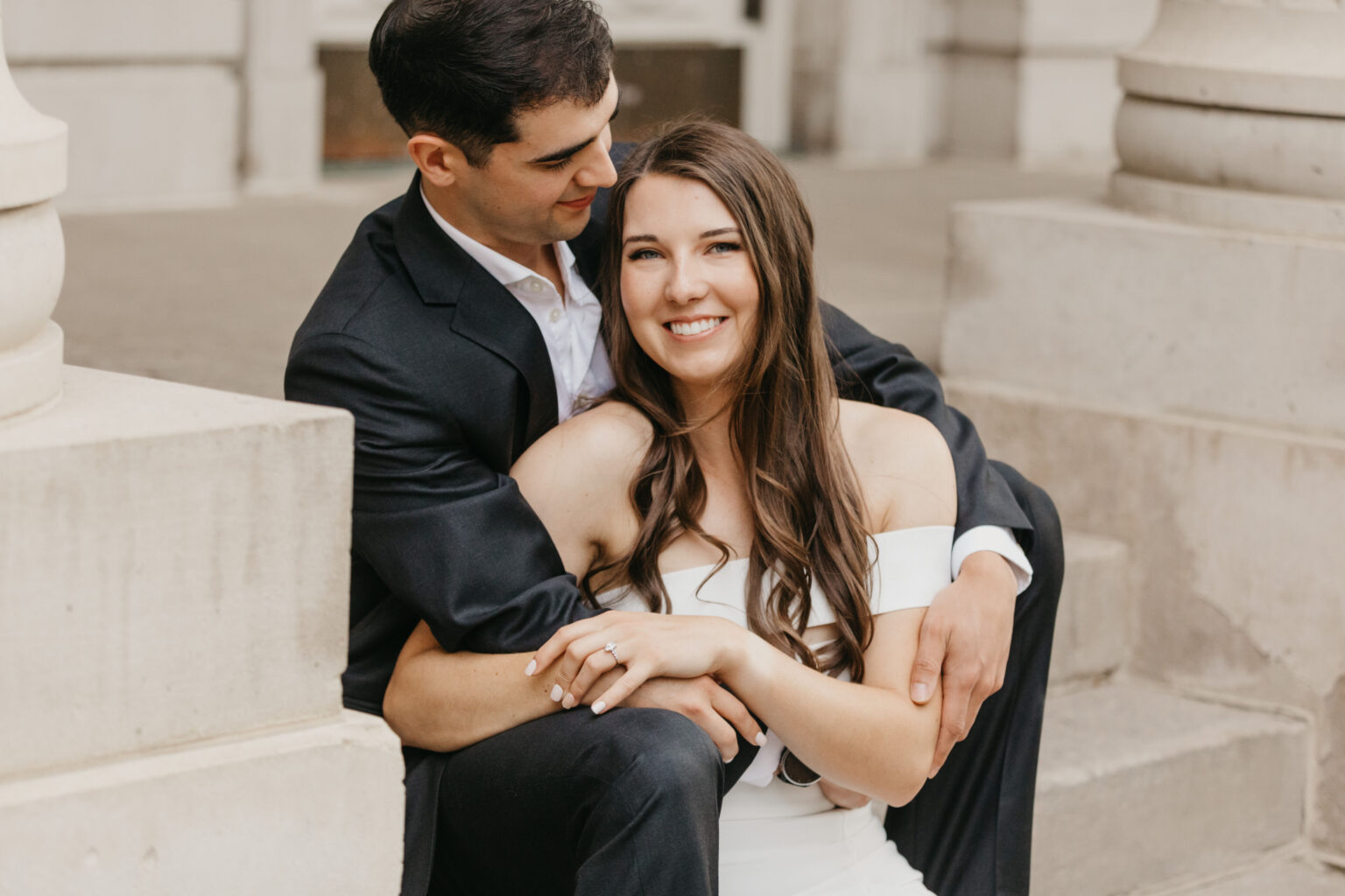 Kendra + Aaron // Seattle Elopement // Kingstreet Station Intimate ...